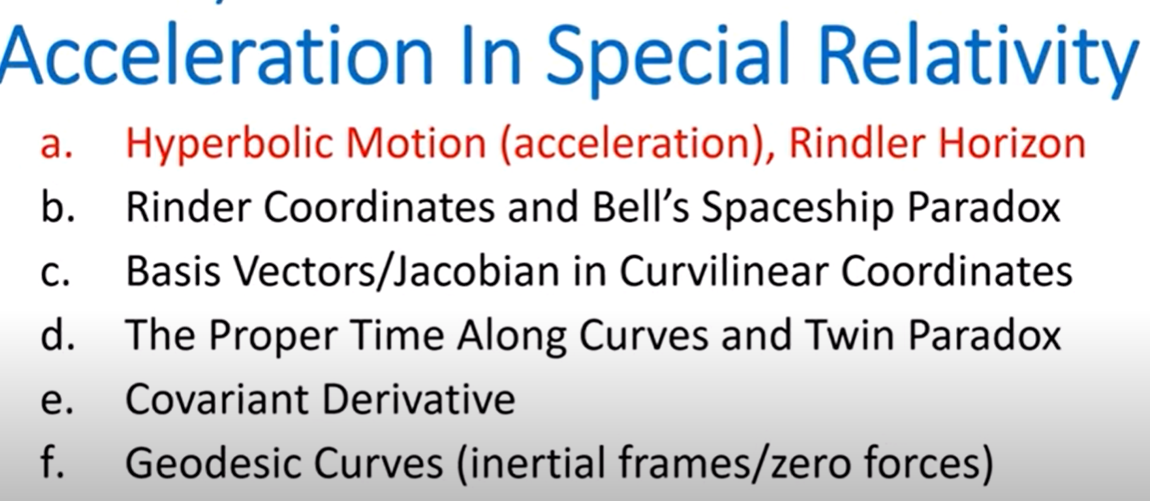 Special Relativity in Acceleration System | Naixian Zhang
